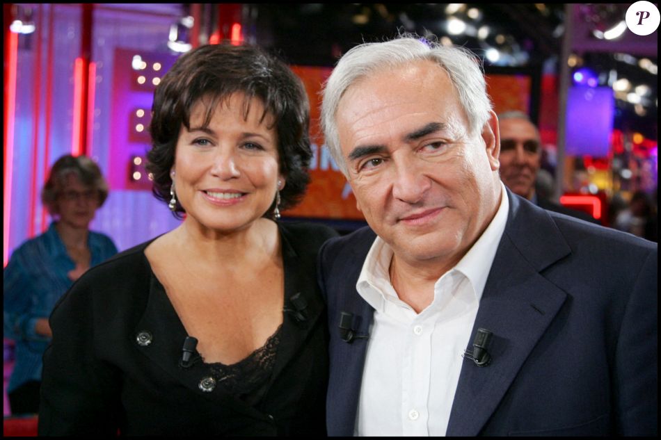 Anne Sainclair et Dominique Strauss-Kahn - Enregistrement de l'émission ...