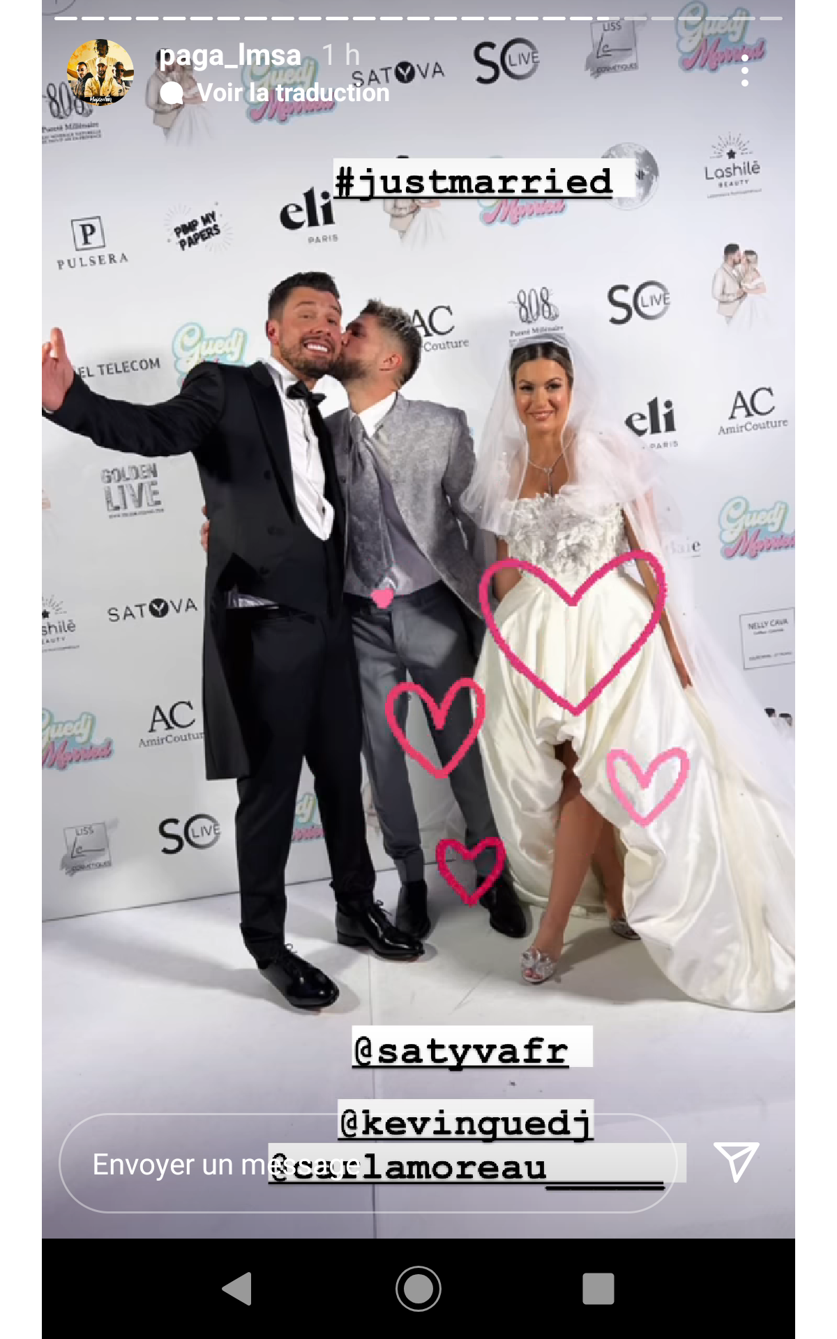 Photo : Mariage de Carla Moreau et Kevin Guedj à Courchevel, le 31 ... Photo : Mariage de Carla Moreau et Kevin Guedj à Courchevel, le 31 ...