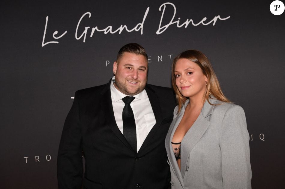 Nicolas Scuderi et Daniela Pinto (Nicocapone) - Soirée du Grand Dîner Trophée Forbes au Four ...