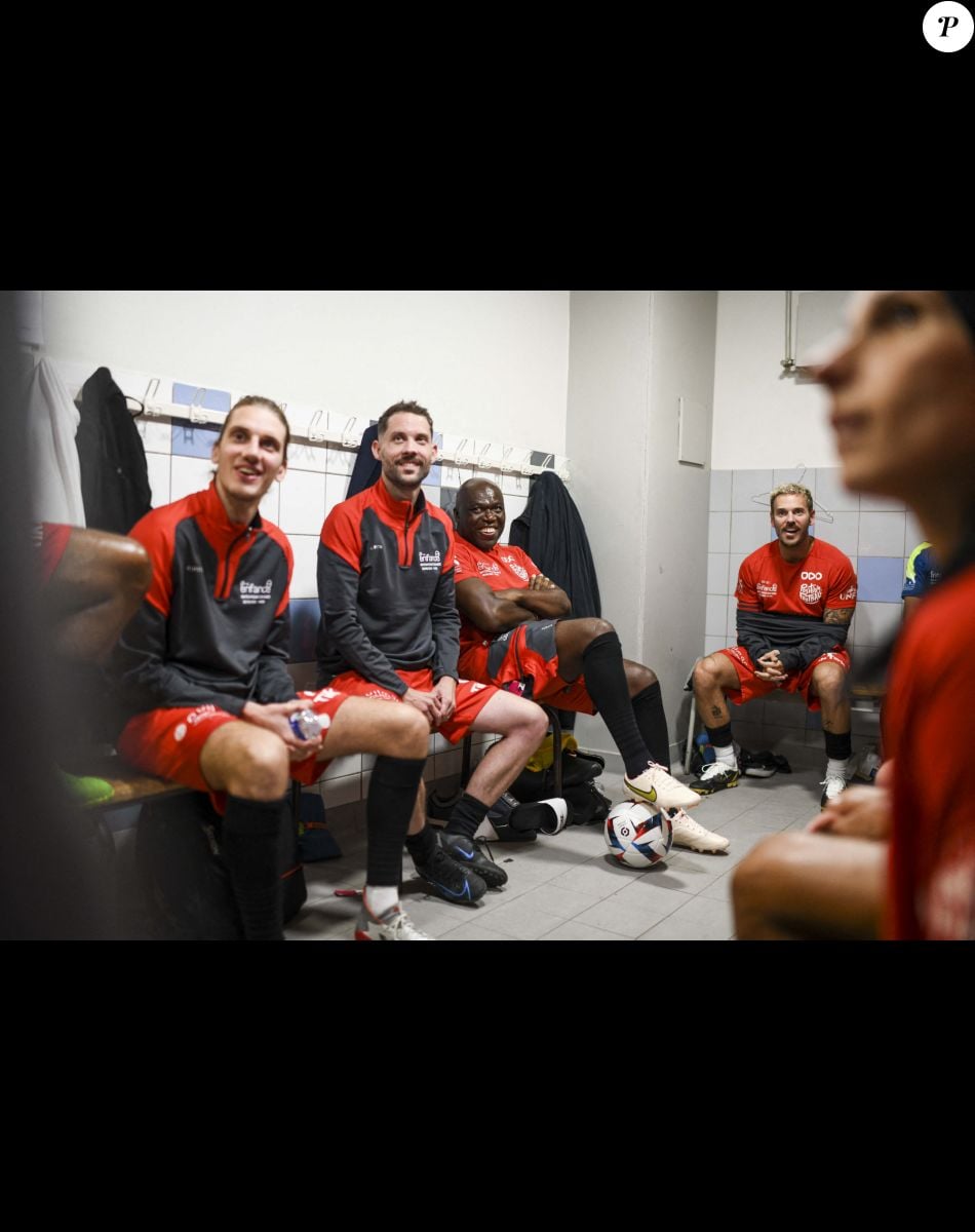 M. Pokora, Christian Karembeu et Wilfrid Mbappé réunis pour un match ...
