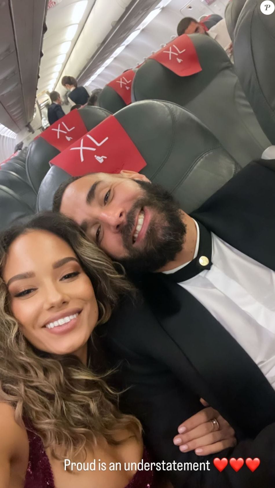 Jordan Ozuna avec Karim Benzema après la cérémonie du Ballon d'Or ...