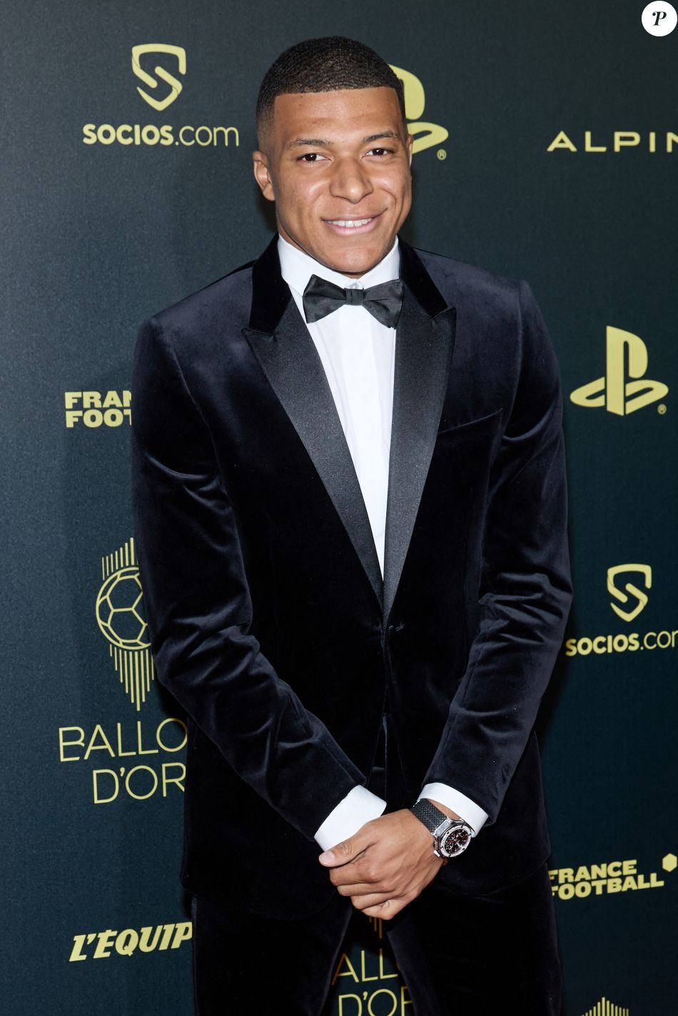 Kylian Mbappé - Photocall de la 66ème cérémonie du Ballon d'Or au ...