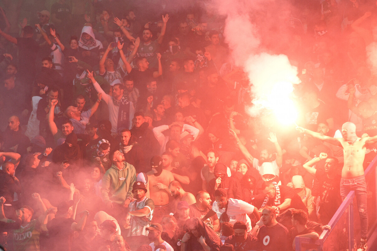 Photo : Image du match de Ligue Des Champions 2022 (LDC) "PSG- Macabi ...