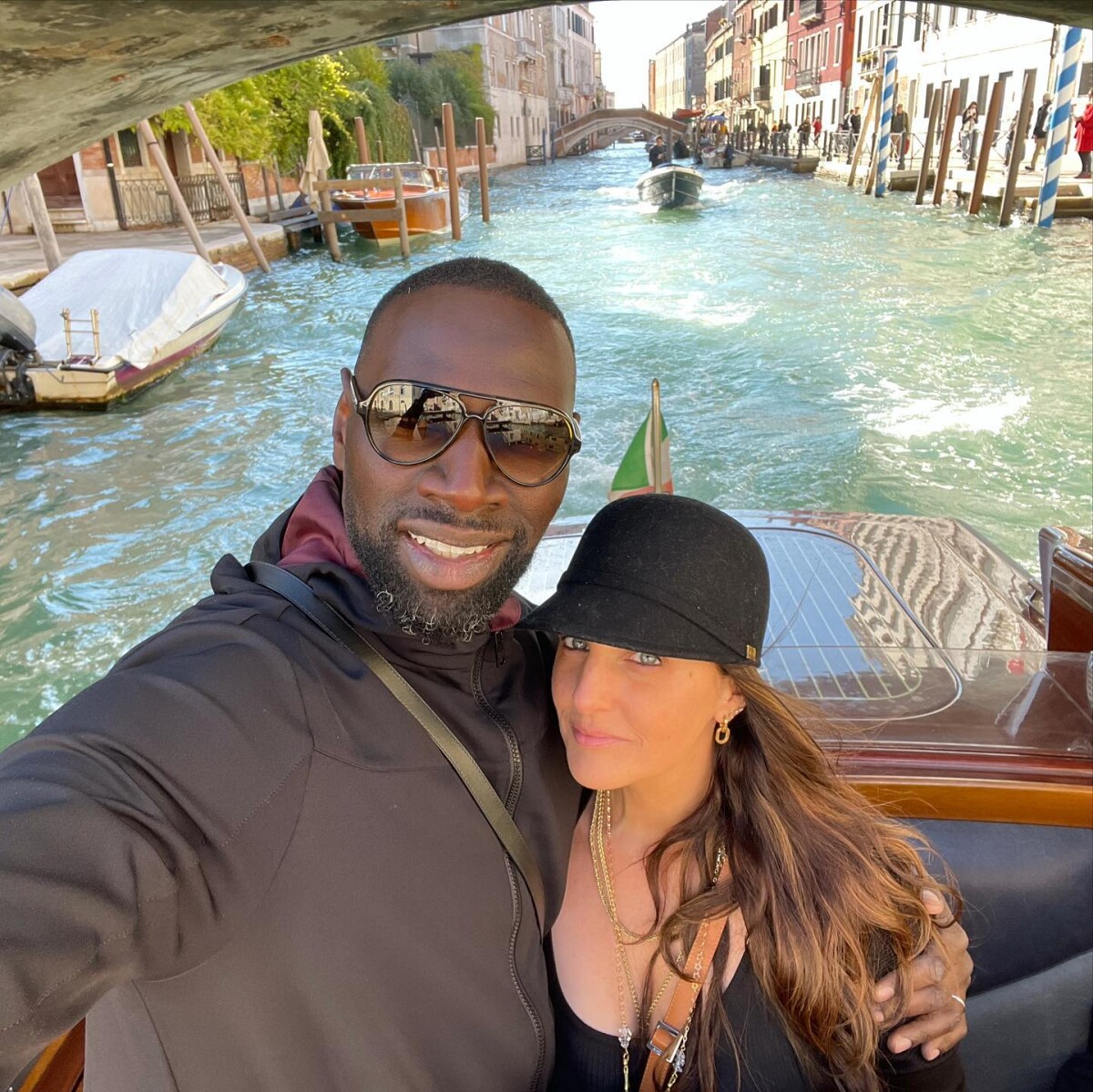 Photo : Omar et Hélène Sy sur Instagram. - Purepeople