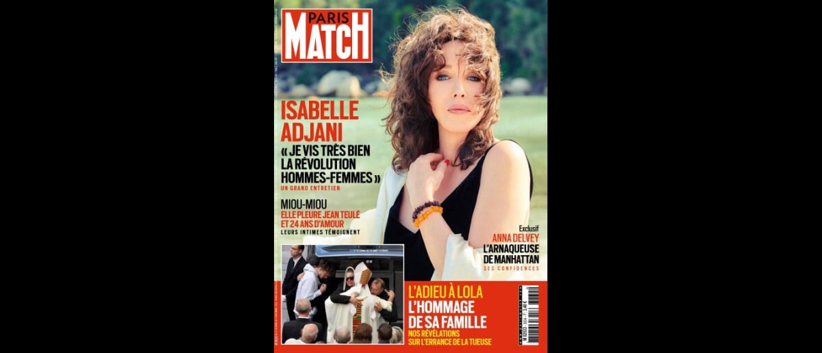Photo : Retrouvez l'interview intégrale d'Isabelle Adjani dans le magazine Paris Match, n° 3834 ...