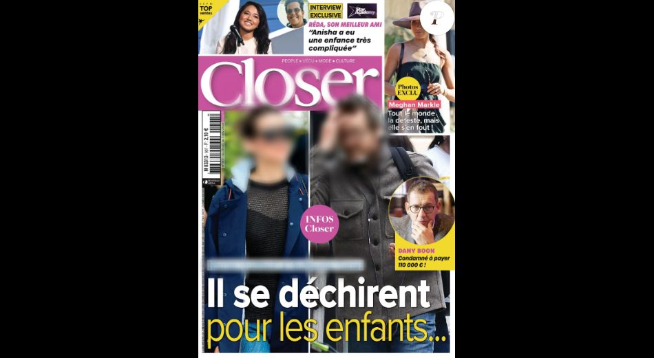 Couverture du magazine Closer du vendredi 28 octobre 2022 - Purepeople