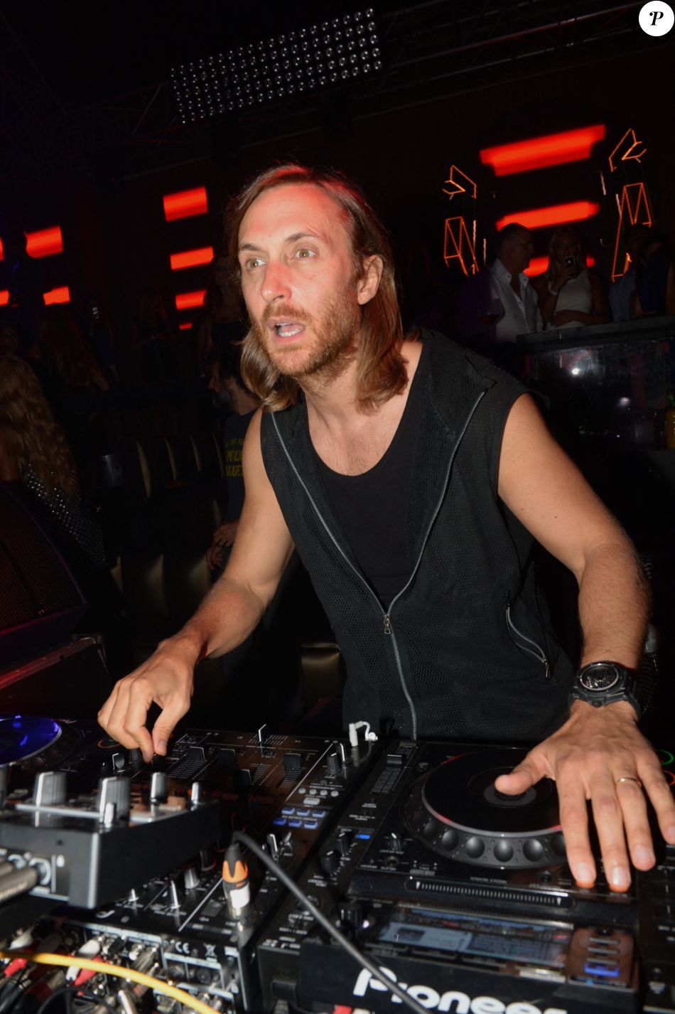 David et Cathy Guetta au gotha a Cannes le 10 aout 2013. - Purepeople