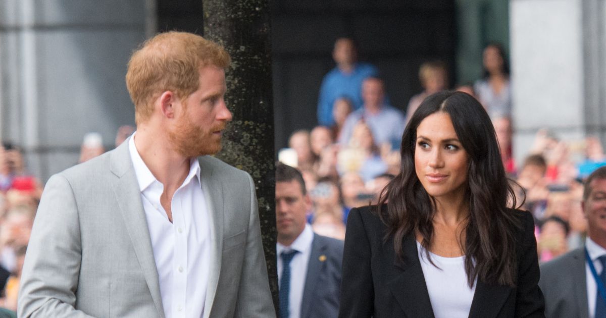 Le prince Harry, duc de Sussex et sa femme Meghan Markle, duchesse de ...