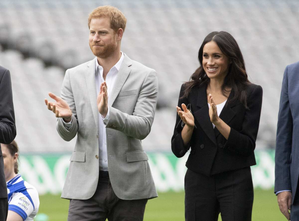 Photo : Le prince Harry, duc de Sussex et sa femme Meghan Markle ...