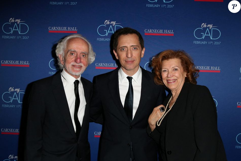 Exclusif - Gad Elmaleh avec son père David et sa mère Régine lors du ...