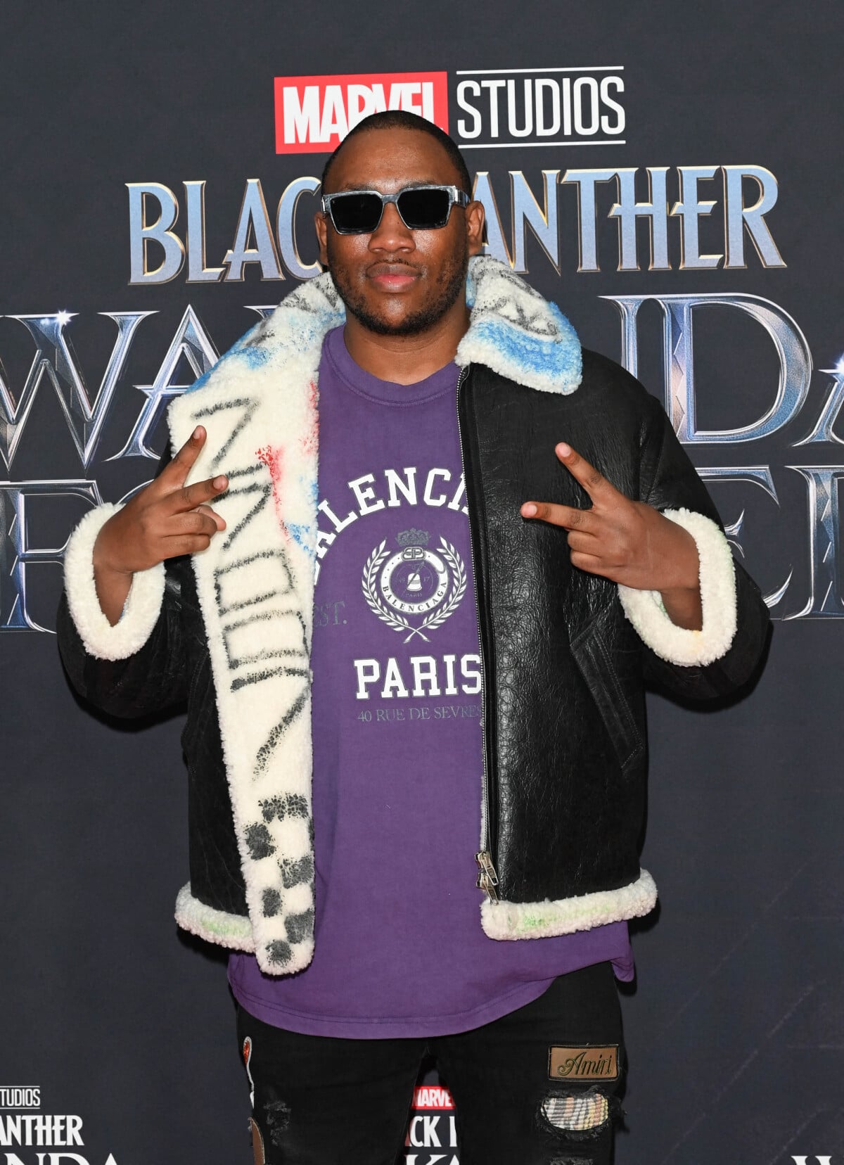Photo : Mokobé Traoré - Avant-première du film "Black Panther: Wakanda ...
