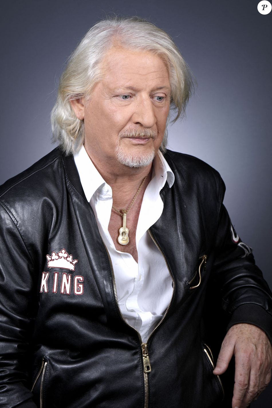 Portrait de Patrick Sébastien lors de l'enregistrement de l'émission ...