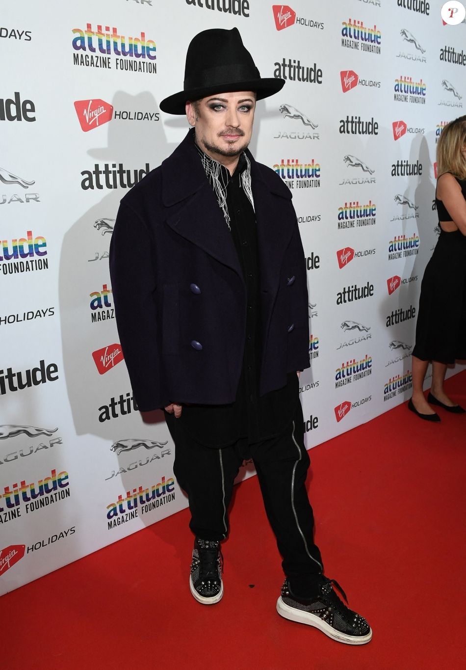 Boy George au photocall des Virgin Holidays Attitude Awards à Londres ...