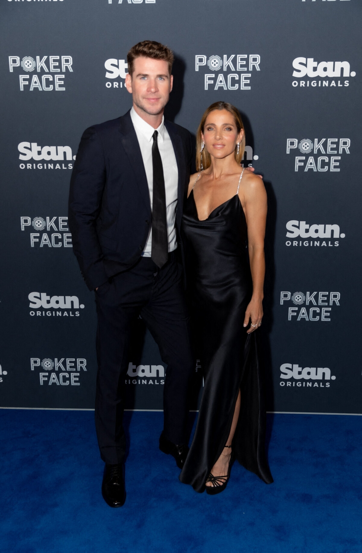 Photo : Liam Hemsworth et Elsa Pataky à la première du film "Poker Face ...