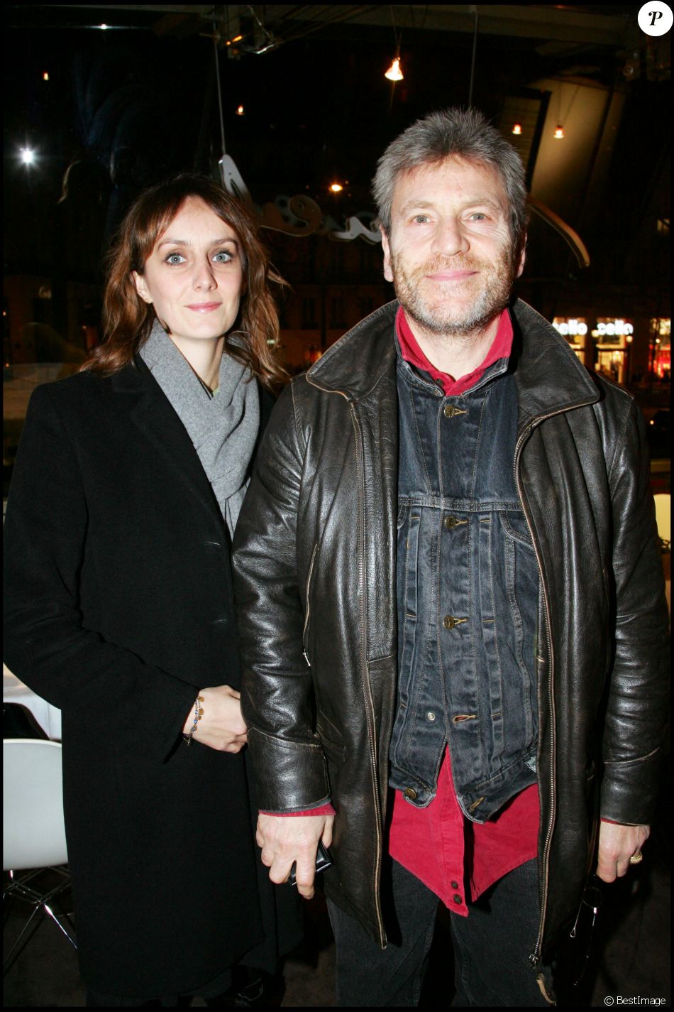 Tchéky Karyo et sa compagne Valérie Kéruzoré au théâtre des Champs ...