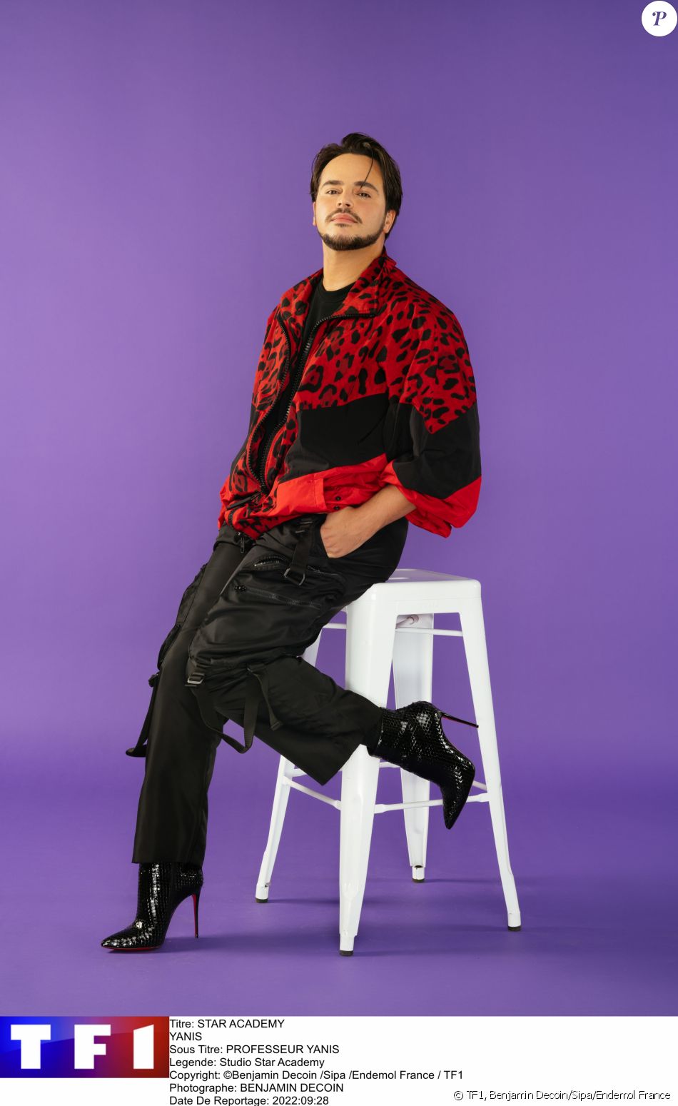 Photo officielle de Yanis Marshall, professeur de la Star Academy, sur ...
