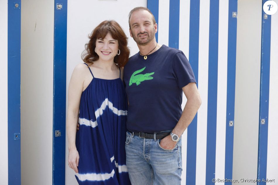 Emilie Dequenne et son mari Michel Ferracci - Photocall lors du 36e ...