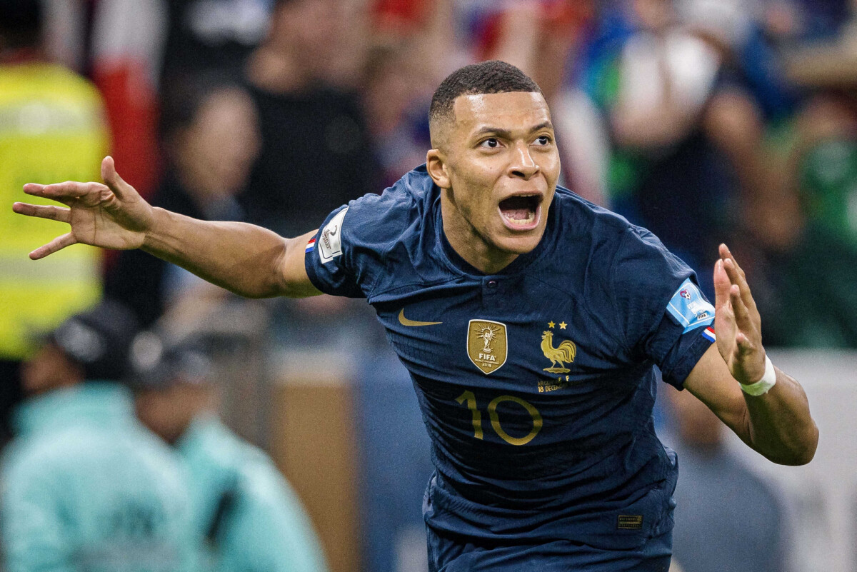 Photo : Kylian Mbappé - Match "France - Argentine (3-3 - tab 2-4)" en finale de la Coupe du ...