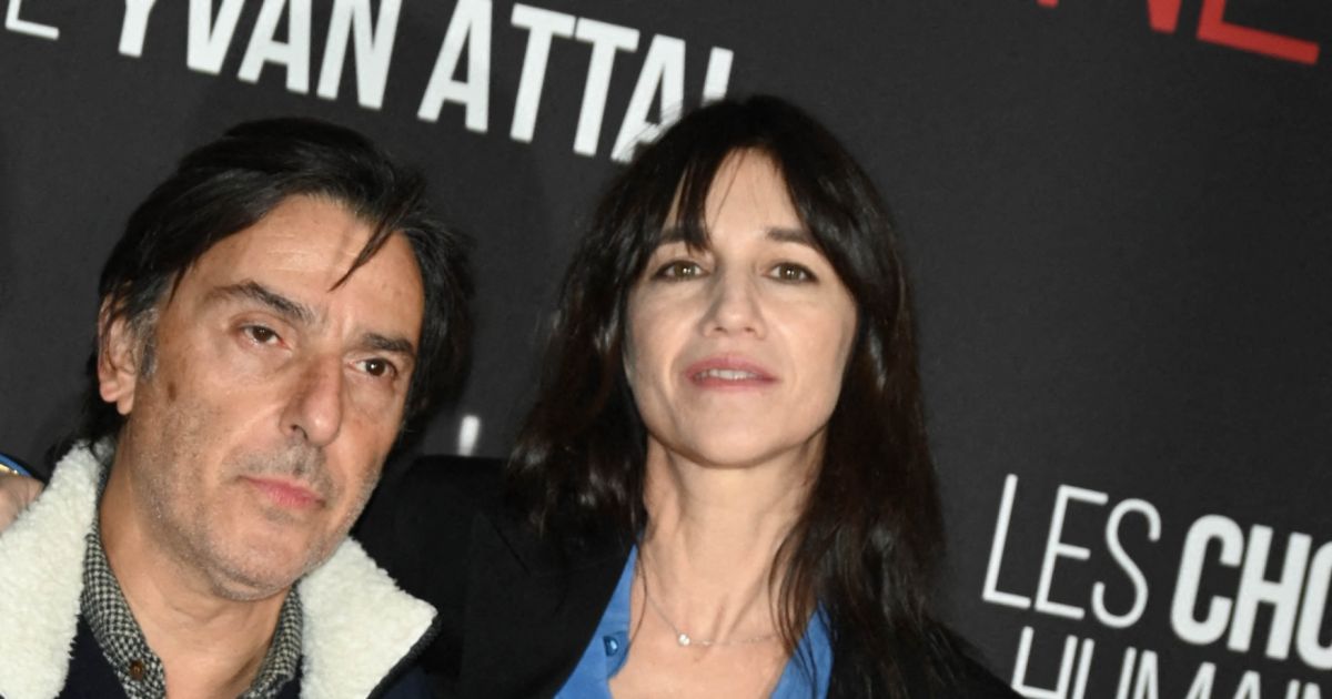 Yvan Attal et sa compagne Charlotte Gainsbourg - Avant-première du film ...