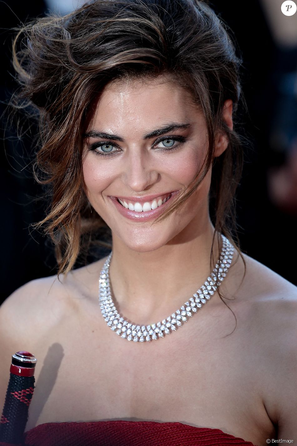 Alyson Le Borges (fille de Anthony Delon) - Montee des marches du film ...
