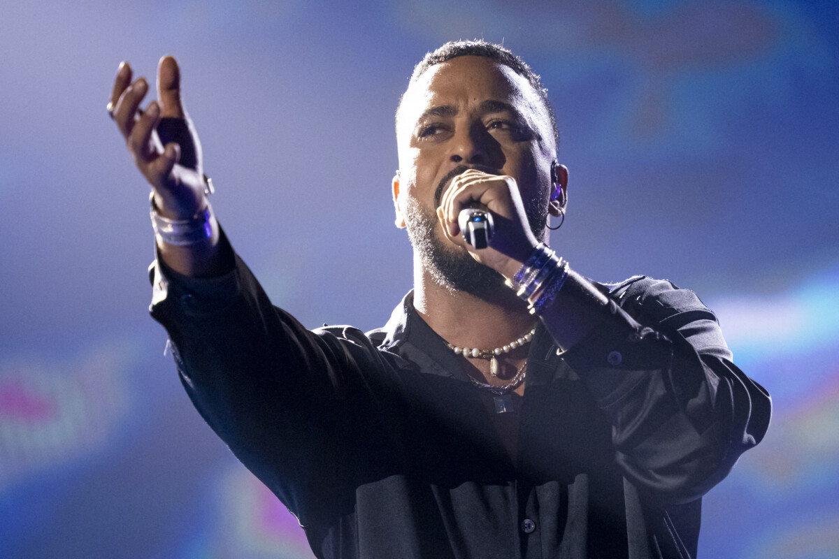 Photo : Exclusif - Slimane - Concert hommage à Johnny Hallyday "Que je t'aime" à l'AccorHotels ...