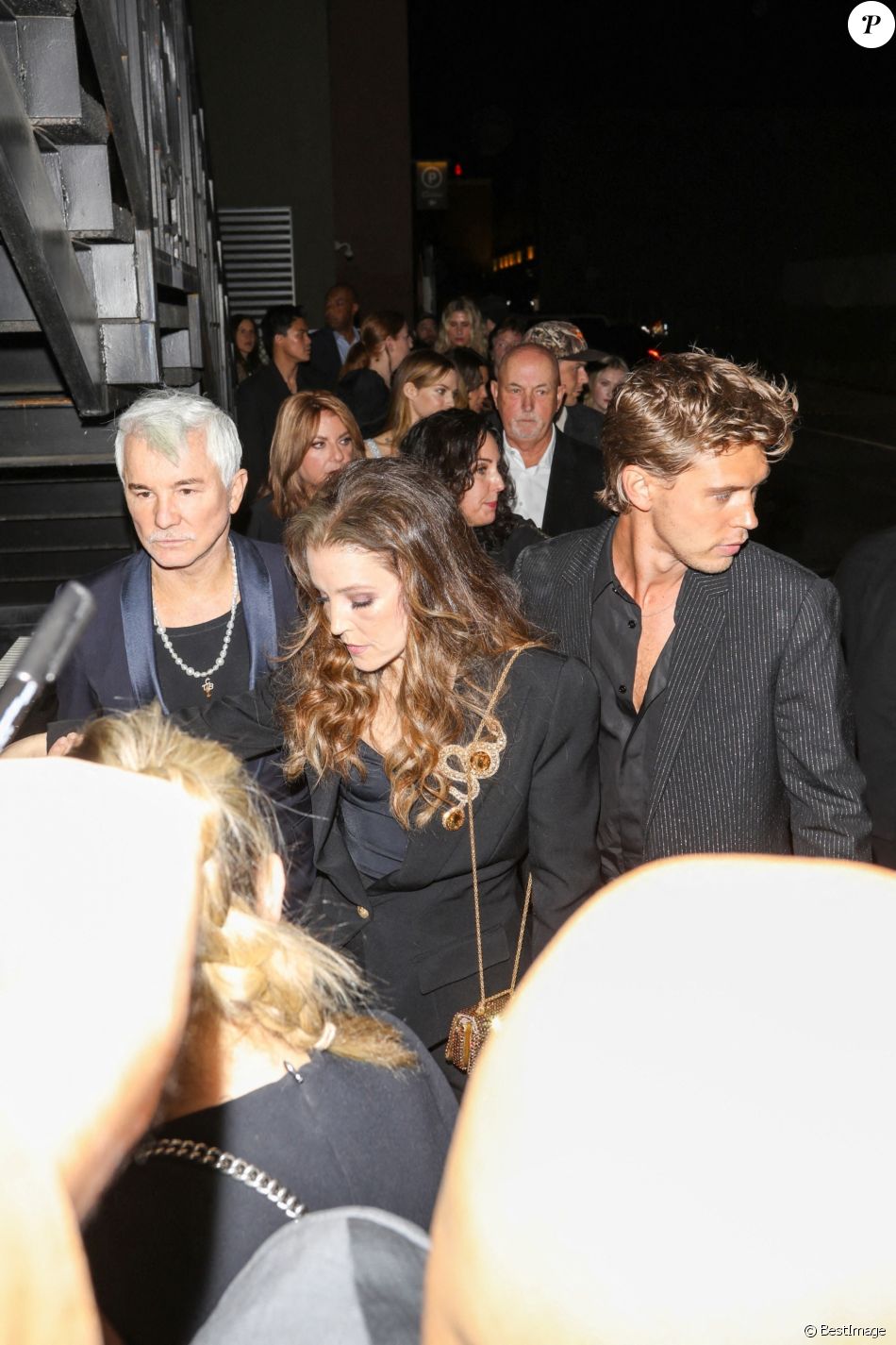 Lisa-Marie Presley et Austin Butler arrivent à la soirée d'anniversaire ...