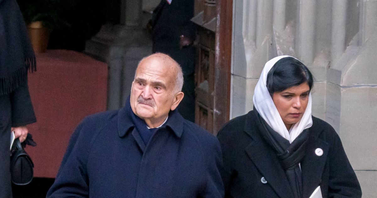 Le prince Hassan ben Talal de Jordanie et sa fille la princess Sumaya ...