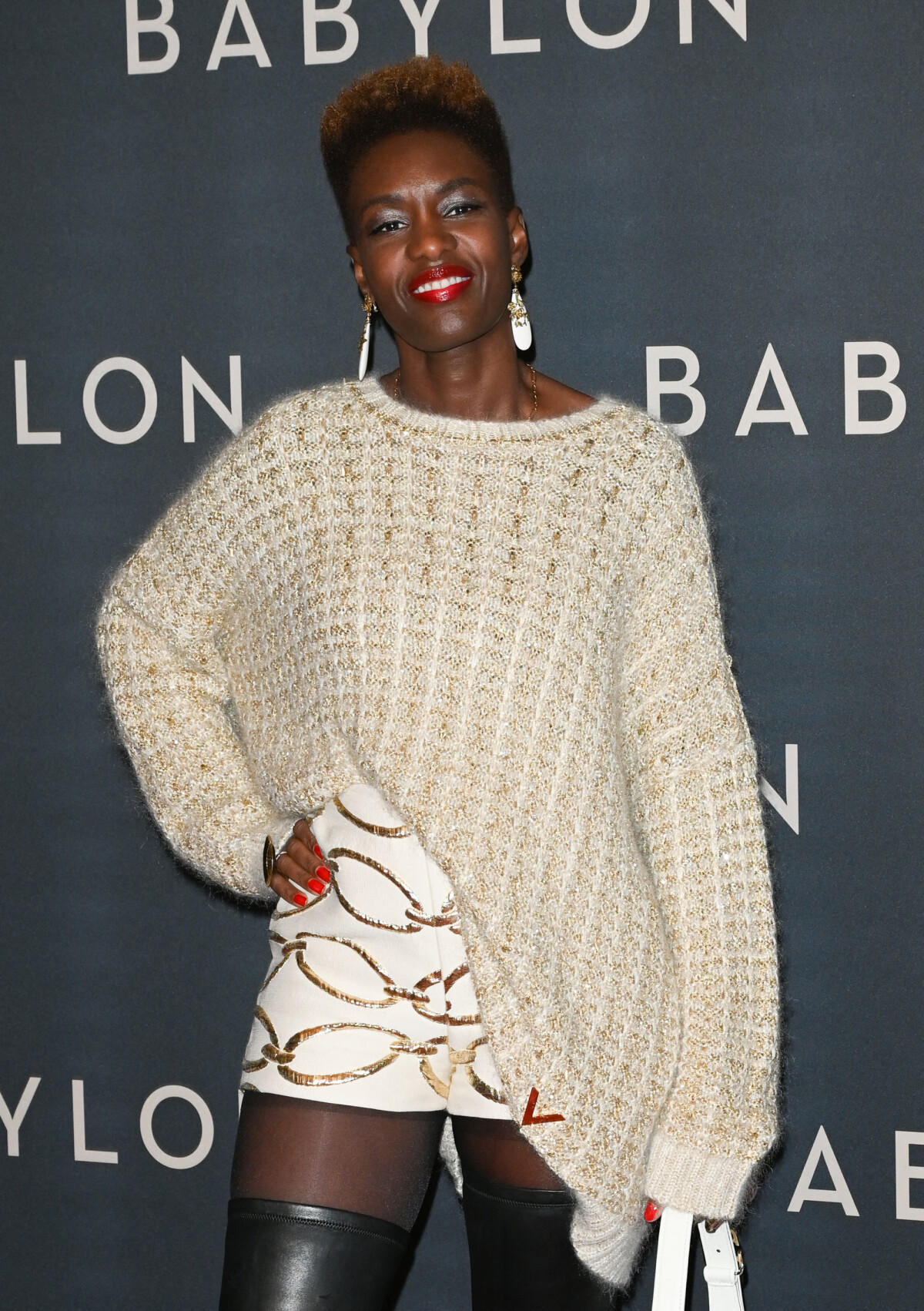 Photo : Rokaya Diallo à la première du film "Babylon" au cinéma Le ...