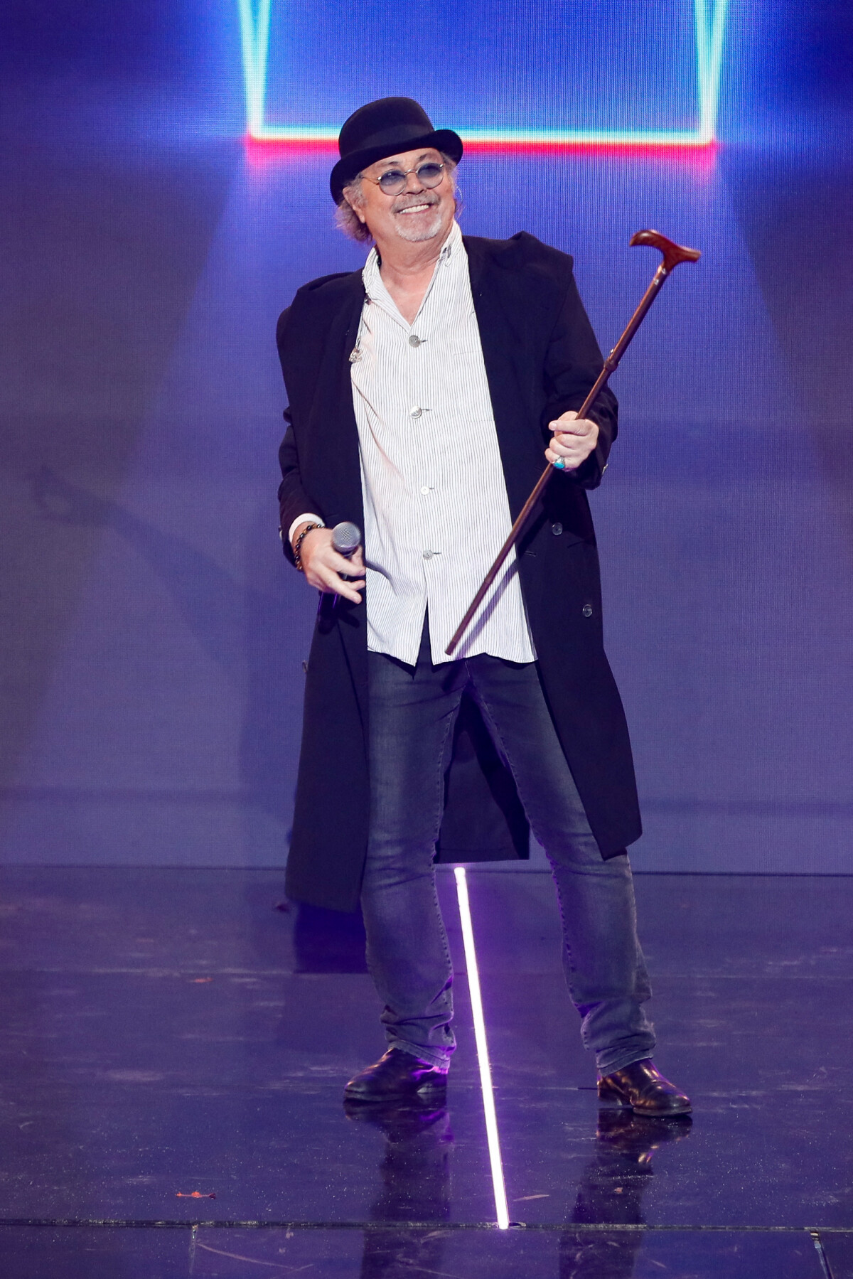 Photo : Exclusif - Patrick Hernandez chante son tube "Born to be alive ...