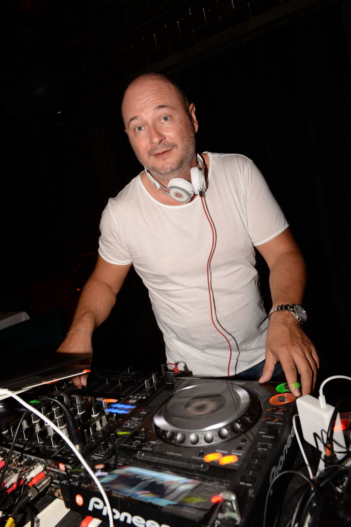 Photo : Exclusif - Sébastien Cauet mixe au restaurant "La Gioia" à ...