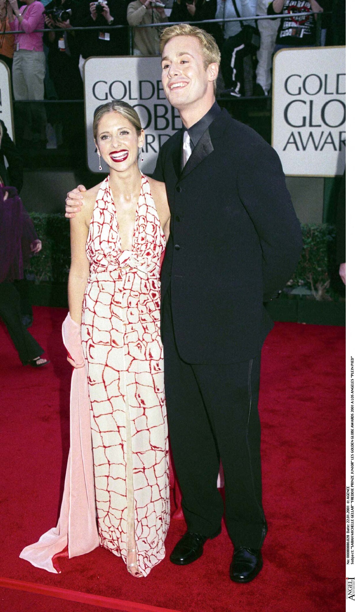 Photo : Freddie Prinze Jr et Sarah Michelle Gellar aux Golden Globes ...