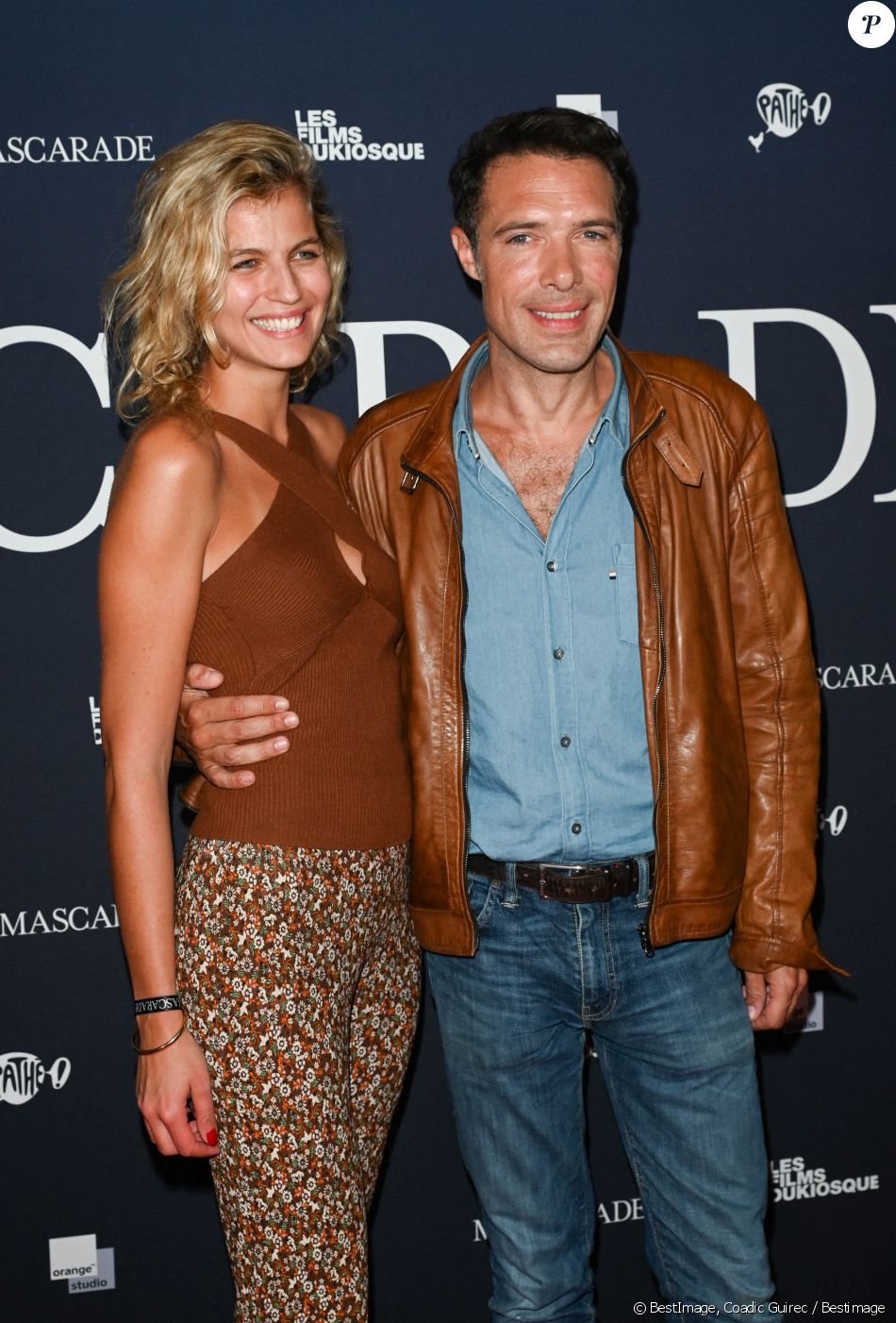 Nicolas Bedos et sa compagne Pauline Desmonts - Avant-première du film ...