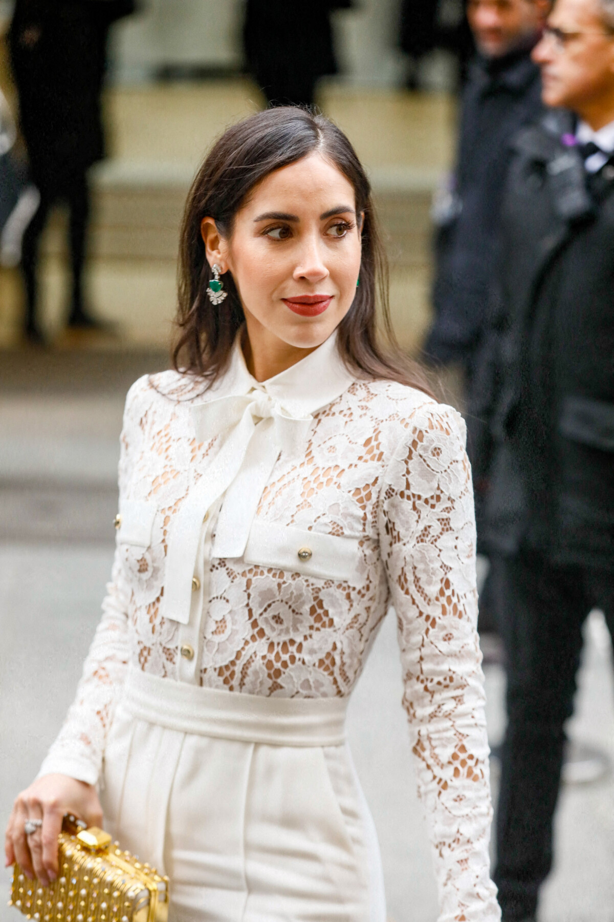 Photo : Guest - Arrivées au défilé de mode Haute-Couture Elie Saab au ...
