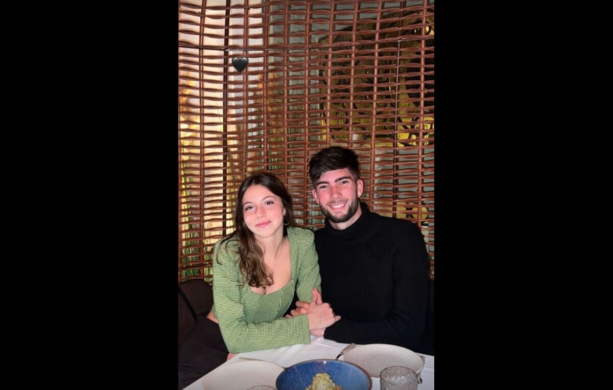 Photo : Theo Zidane (fils de Zinédine Zidane) et sa petite amie Alba ...