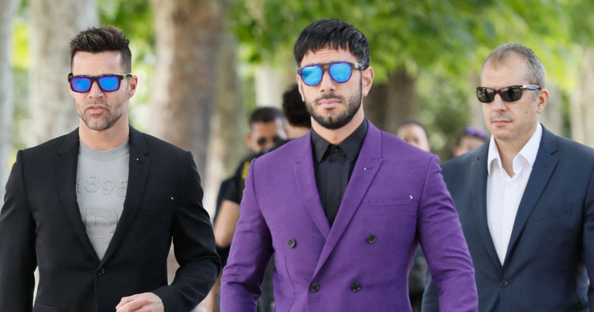 Ricky Martin et son mari Jwan Yosef - Arrivées au défilé de mode Hommes ...