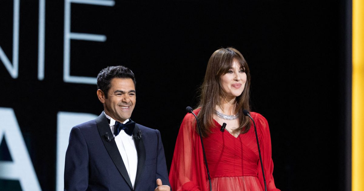 Jamel Debbouze, Monica Bellucci - 48ème cérémonie des César à l'Olympia ...