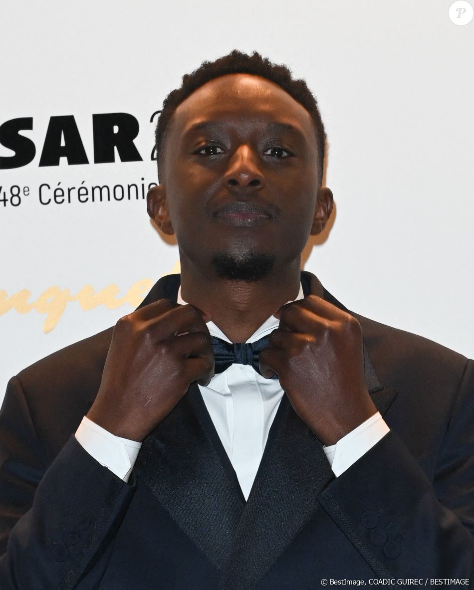 Ahmed Sylla - Photocall au Fouquet's après la 48ème cérémonie des César ...