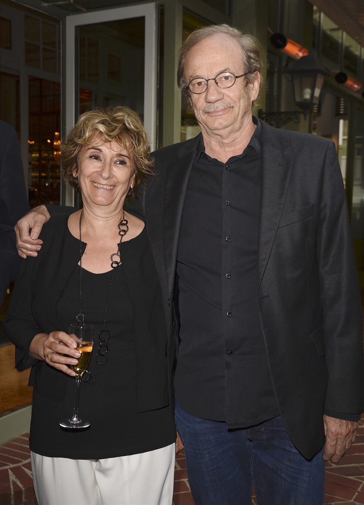 Photo : Patrick Chesnais et sa femme Josiane Stoleru - Inauguration de ...