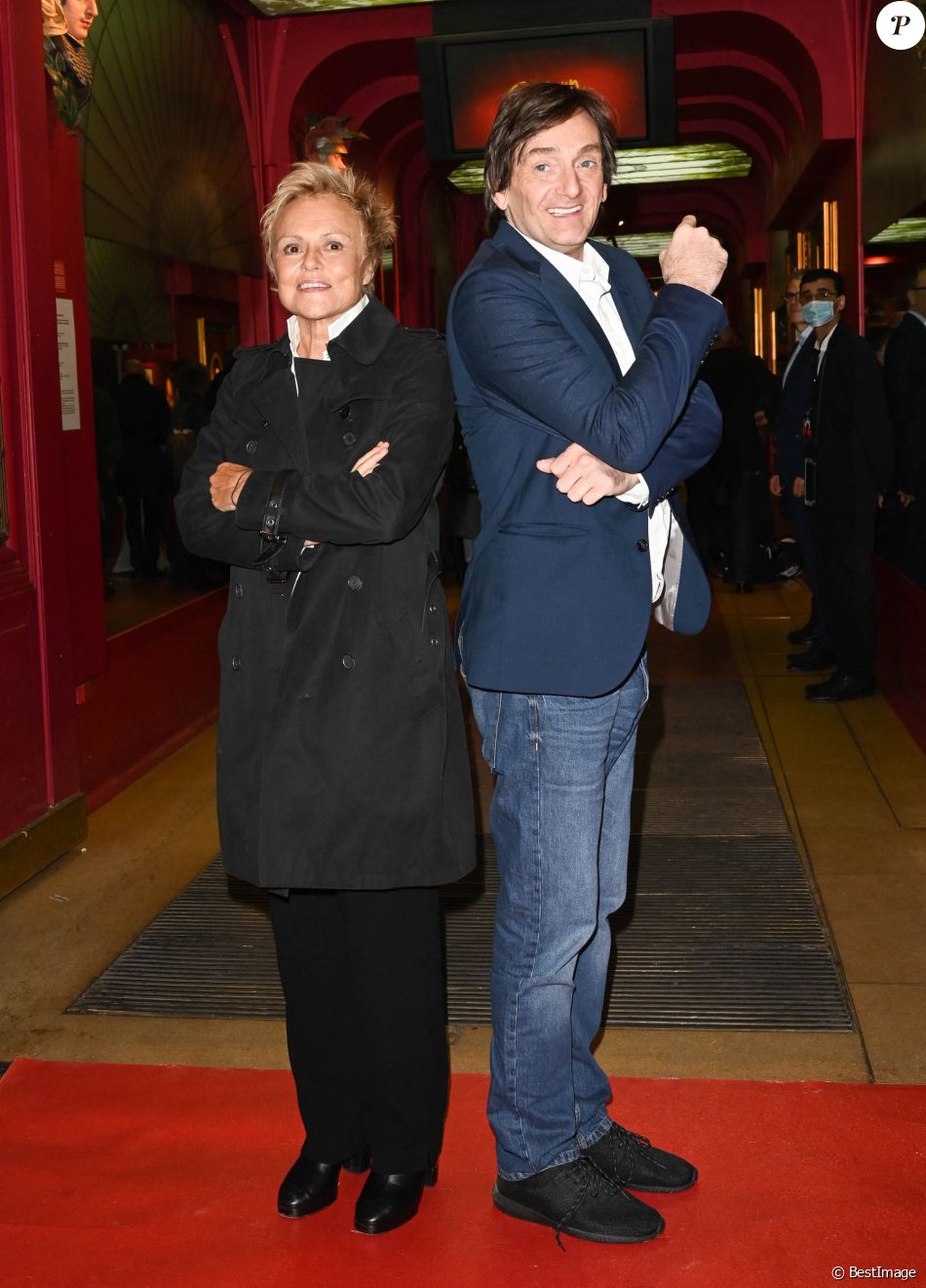 Muriel Robin et Pierre Palmade - Inauguration de la statue de cire de ...