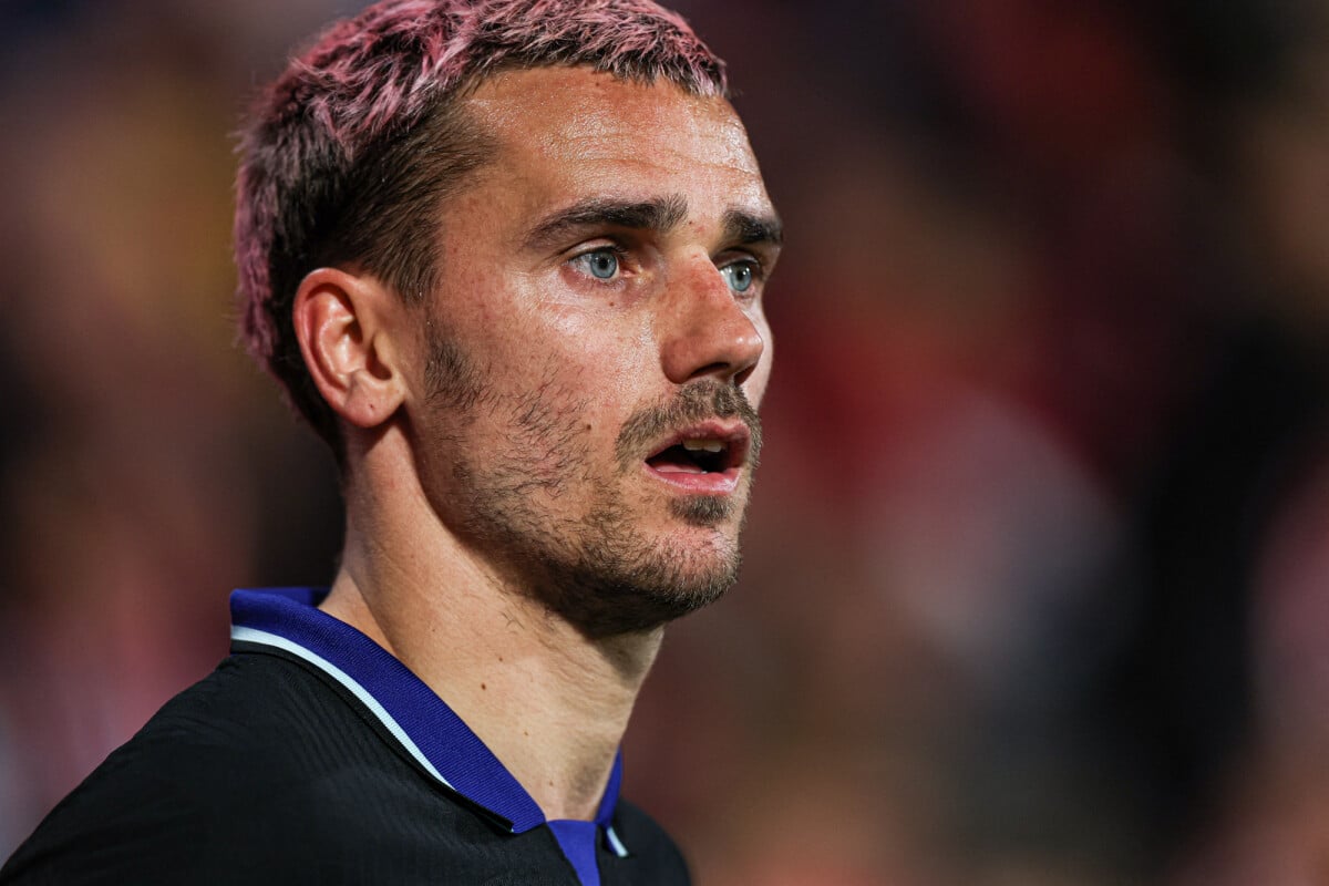 Photo : Antoine Griezmann de l'Atletico de Madrid lors du match de la ...