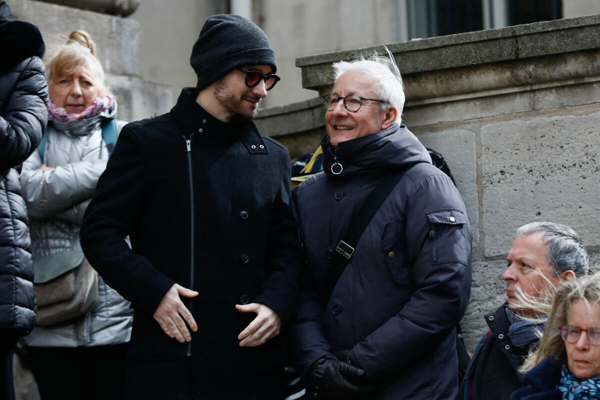 Photo : guest, Alexandre Pesle - Sorties des obsèques de Marion Game en ...