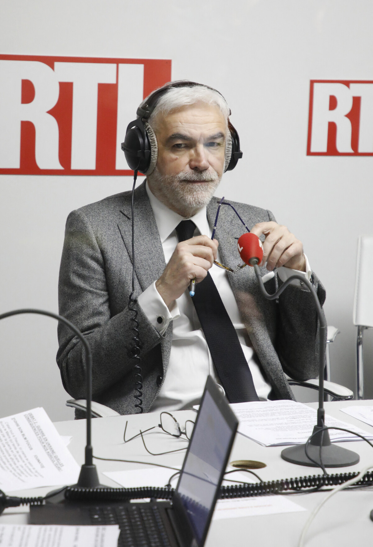 Photo : Pascal Praud lors de la 58ème édition du Salon international de ...