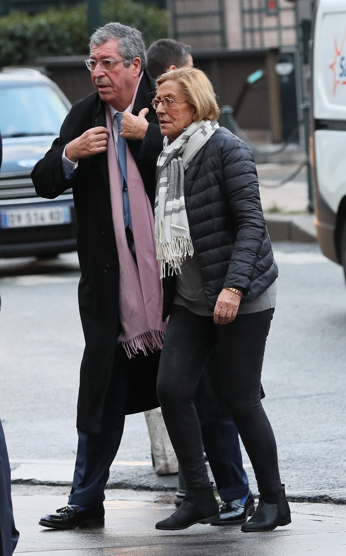 Photo : Patrick Balkany et sa femme Isabelle - Obsèques d'Andrée ...