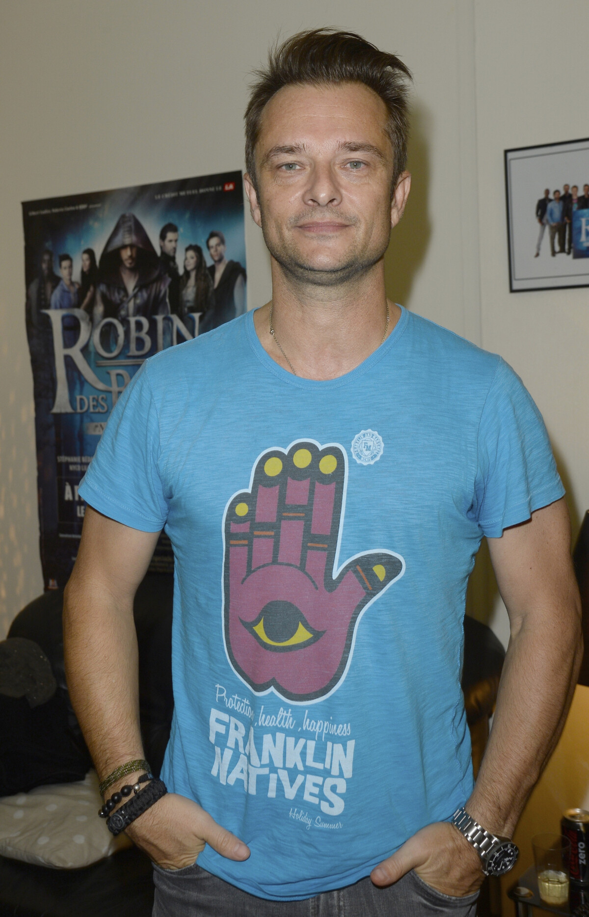 Photo : David Hallyday - Exclusif - Les coulisses du spectacle "Robin ...