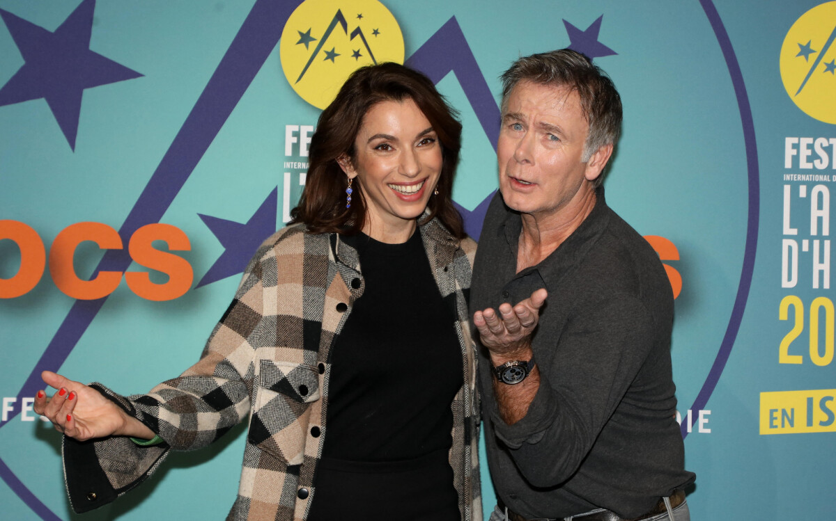 Photo : Aure Atika, Franck Dubosc pour le film "10 jours encore sans maman" - Photocall lors de ...