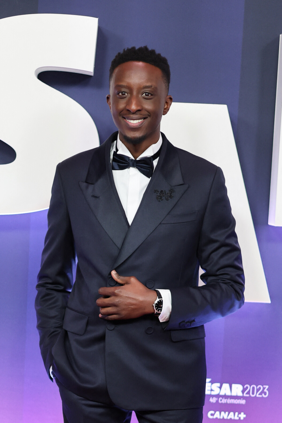 Photo : Ahmed Sylla au photocall de la 48ème cérémonie des César à l ...