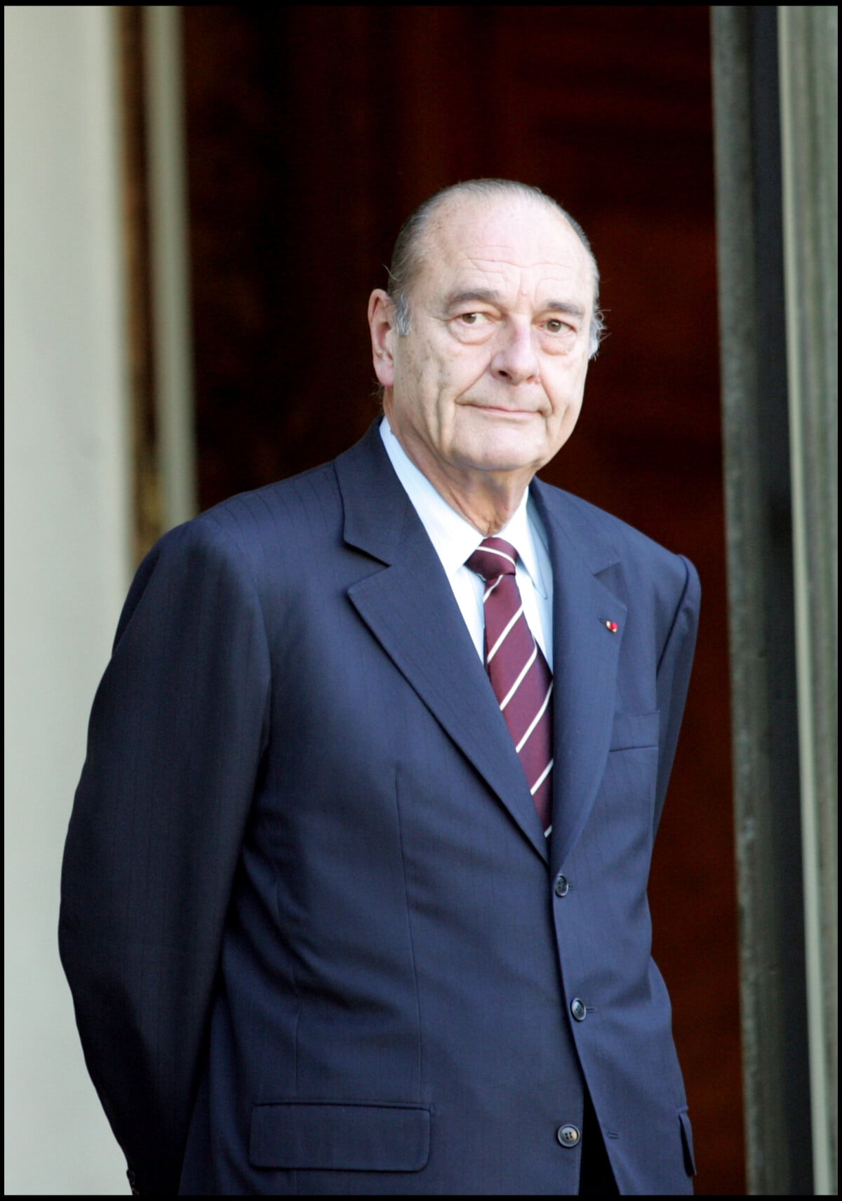 Photo : Le Président Jacques Chirac reçoit le roi du Marco Mohammed VI ...