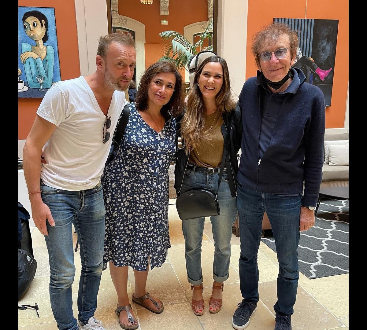 Photo : Alain Souchon en famille, avec Joyce Jonathan, sur Instagram ...