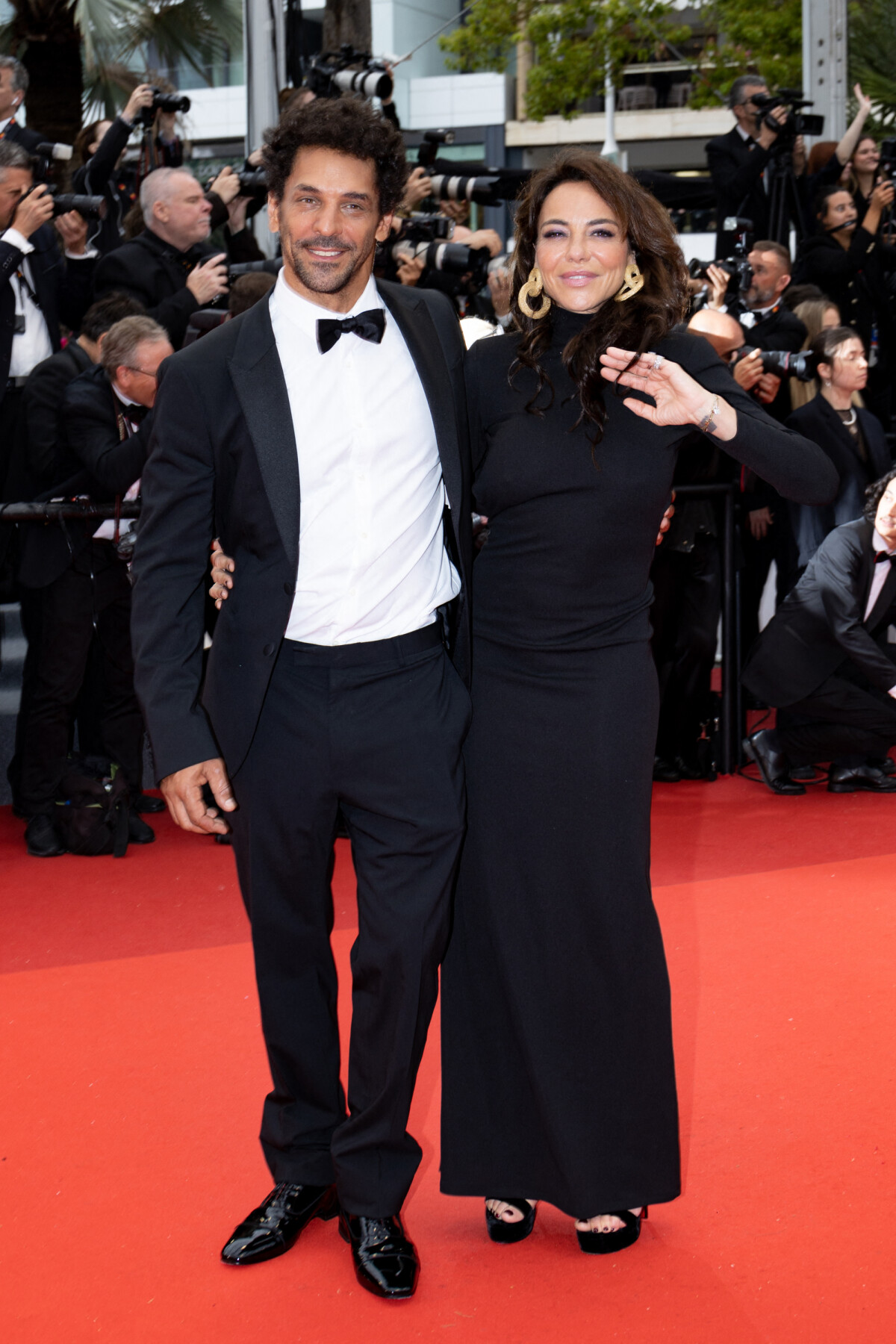 Photo : Tomer Sisley et sa femme Sandra - Montée des marches du film ...