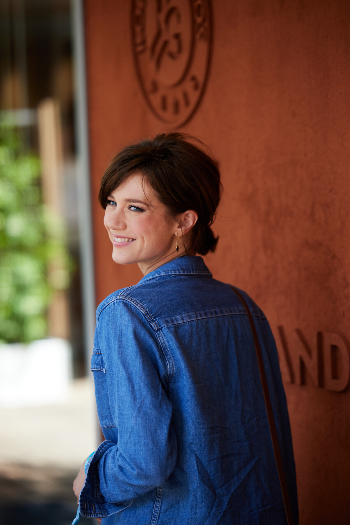 Photo : Alice Dufour au village lors des Internationaux de France de ...